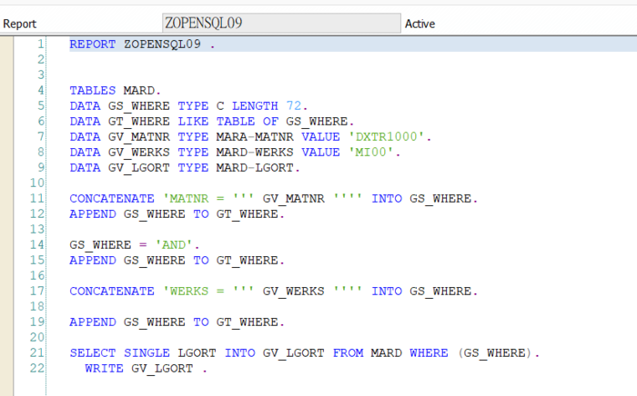 OPEN SQL(09) ( ) :: gm