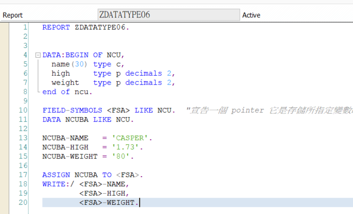 Datatype06 Field Symbols 2 Gm