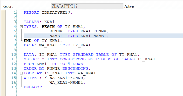 DATATYPE(17) loop at :: gm