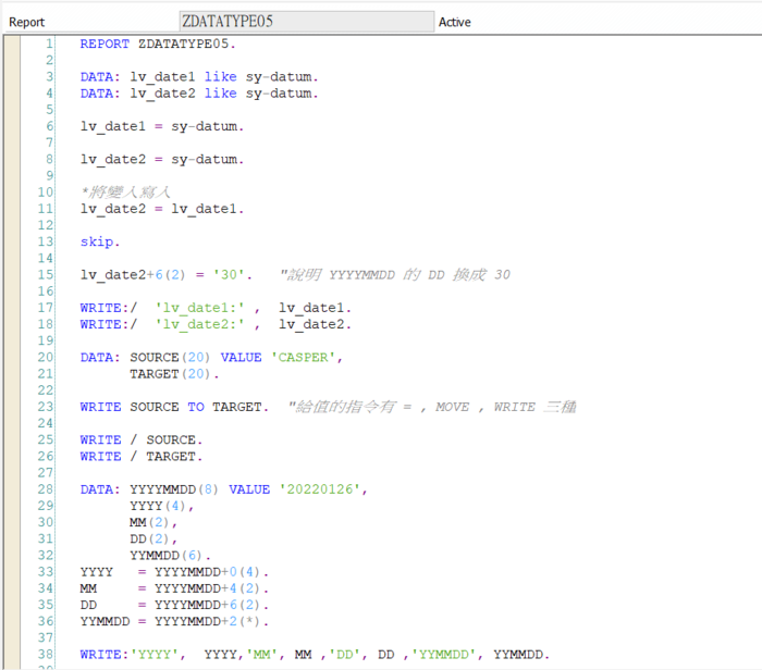 DATATYPE(05) FIELD-SYMBOLS 1 :: gm